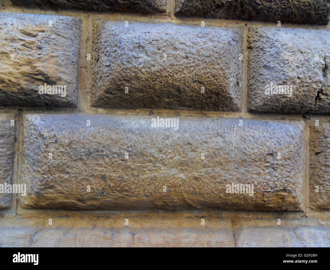 Details from the Palazzo Strozzi in Florence, Italy. A symmetrical ...