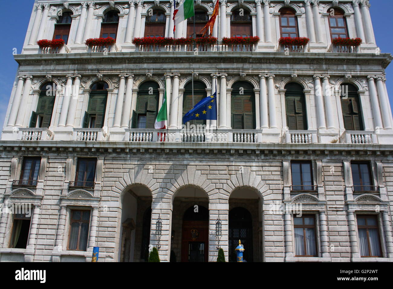 The Palazzo Corner della Ca' Granda, a palace on the Grand Canal in ...