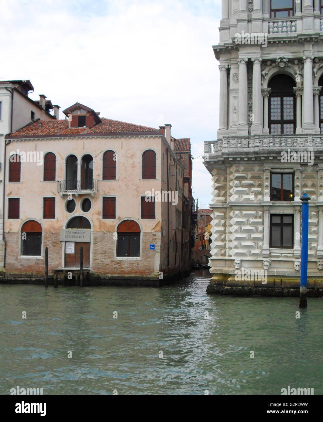 The Palazzo Corner della Regina, a palace on the Grand Canal in Venice ...
