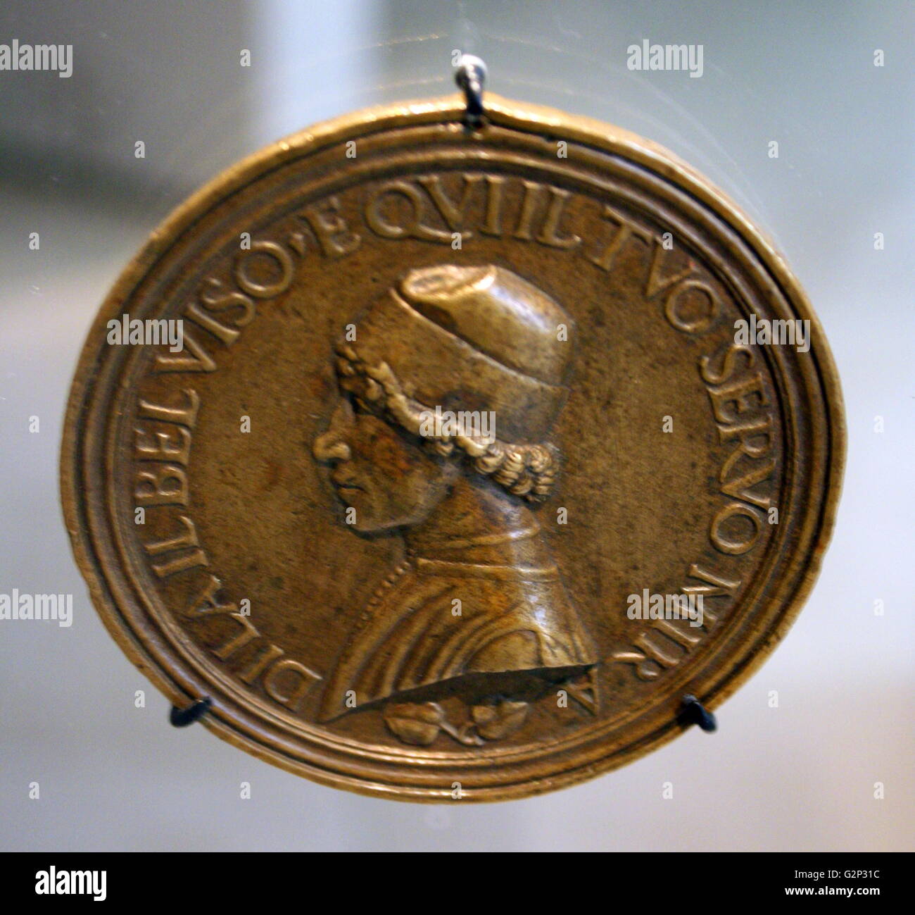 Self portrait of Lysippus the Younger. Circa 1475-1480 AD. Portrait in ...