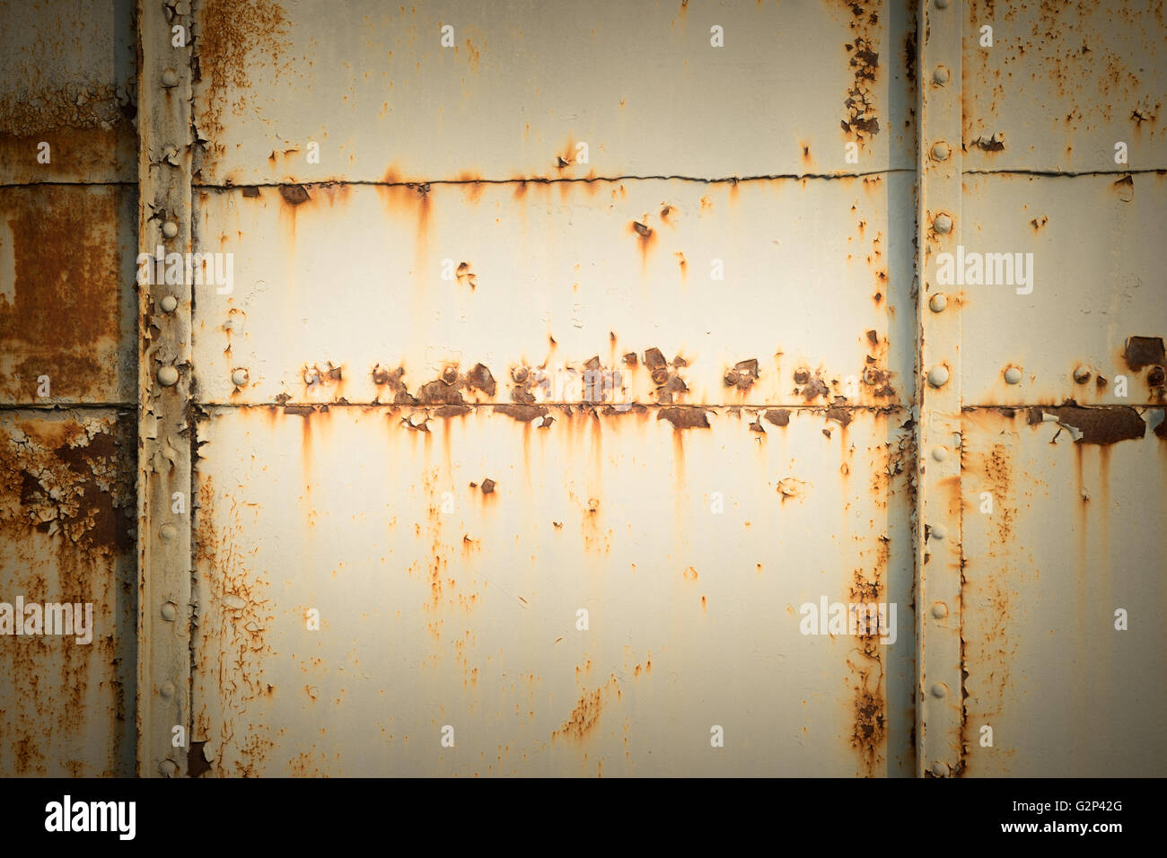 weathered steel texture and wall background. For product display and ...
