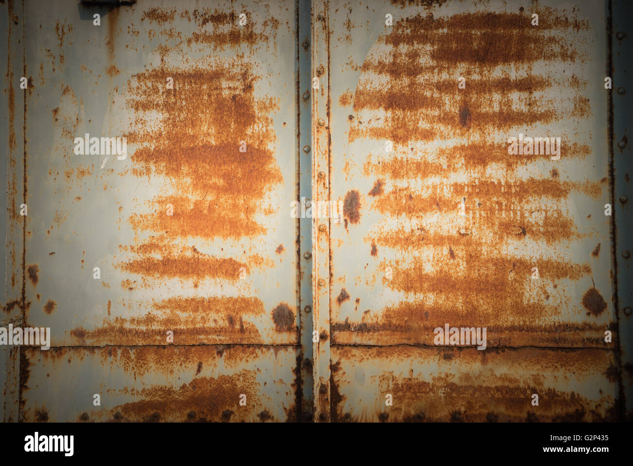 weathered steel texture and wall background. For product display and ...