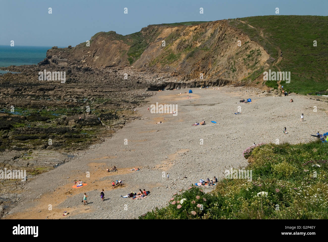 Northcott mouth beach hi-res stock photography and images - Alamy