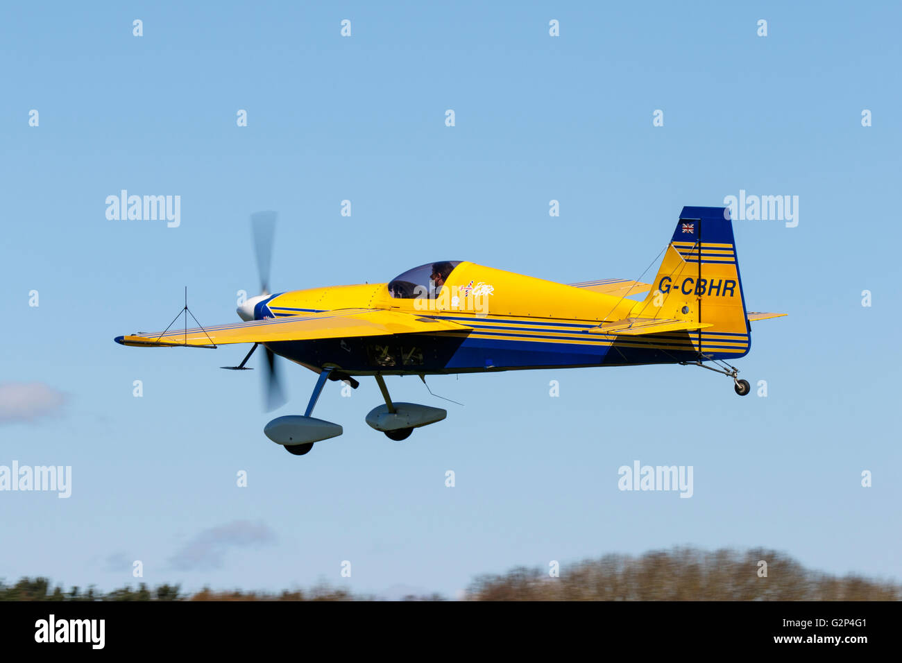 Lazer Z200 G-CBHR in flight at Breighton Airfield Stock Photo - Alamy
