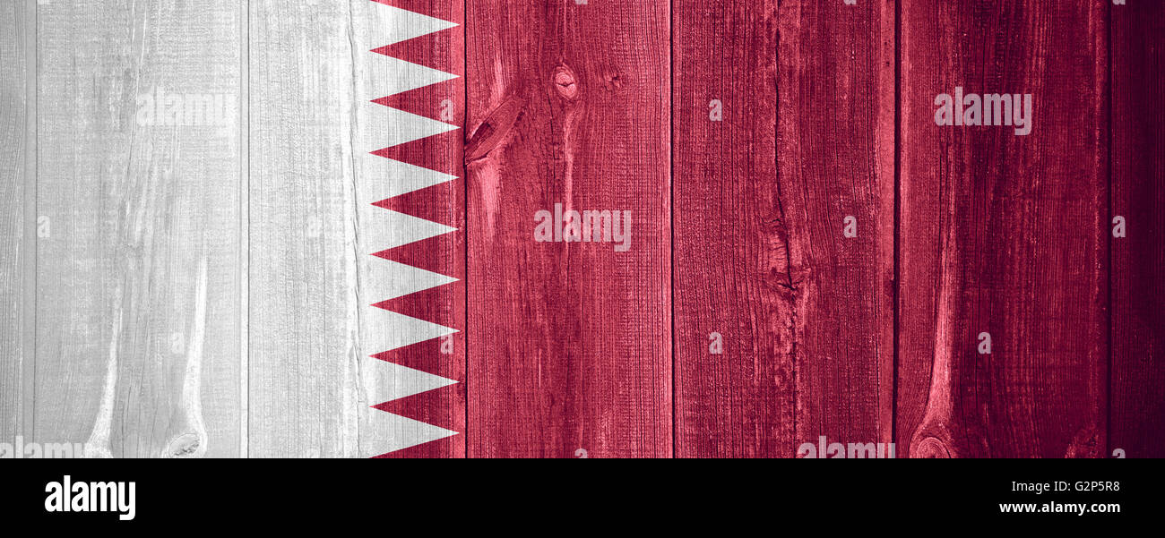 Qatari flag hi-res stock photography and images - Alamy