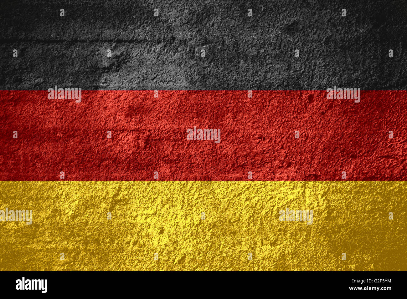 flag of Germany or German banner on rough texture Stock Photo - Alamy
