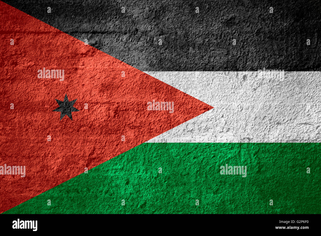 Jordanian flag hi-res stock photography and images - Alamy