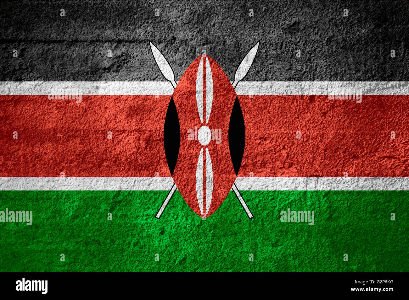 Flag kenya kenyan banner on hi-res stock photography and images - Alamy