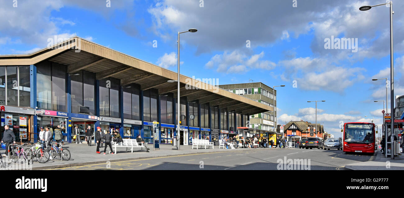 Barking London train station underground overground c2c services & bus ...