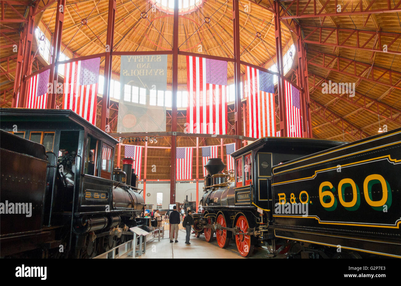 B & O railroad museum in Baltimore Maryland MD Stock Photo - Alamy