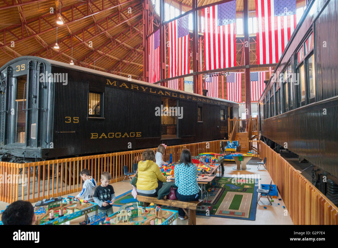 B & O railroad museum in Baltimore Maryland MD Stock Photo - Alamy