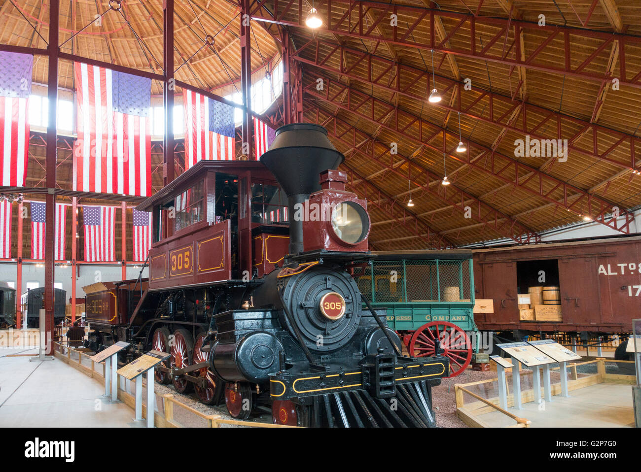 B & O railroad museum in Baltimore Maryland MD Stock Photo - Alamy