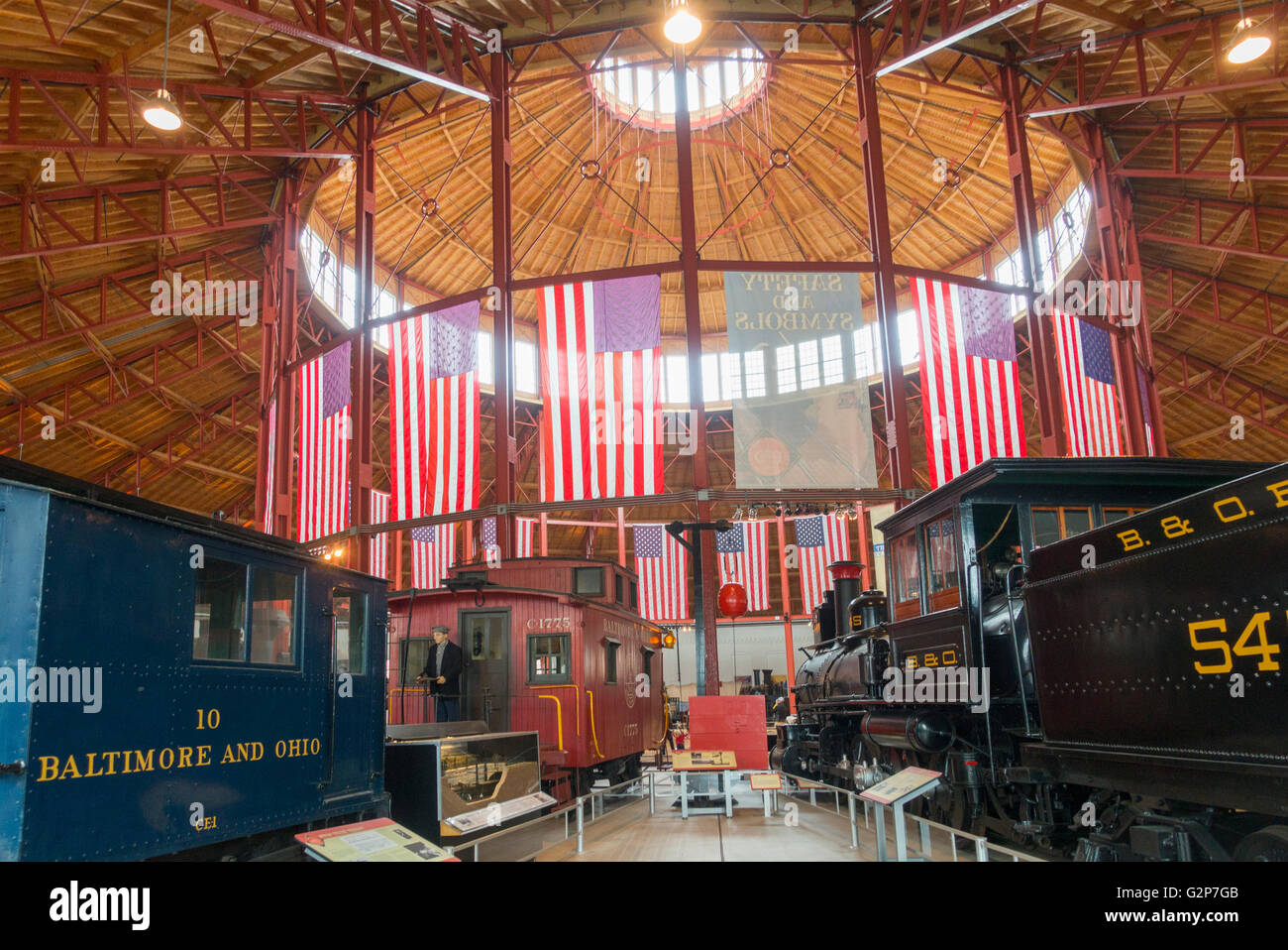B & O railroad museum in Baltimore Maryland MD Stock Photo - Alamy