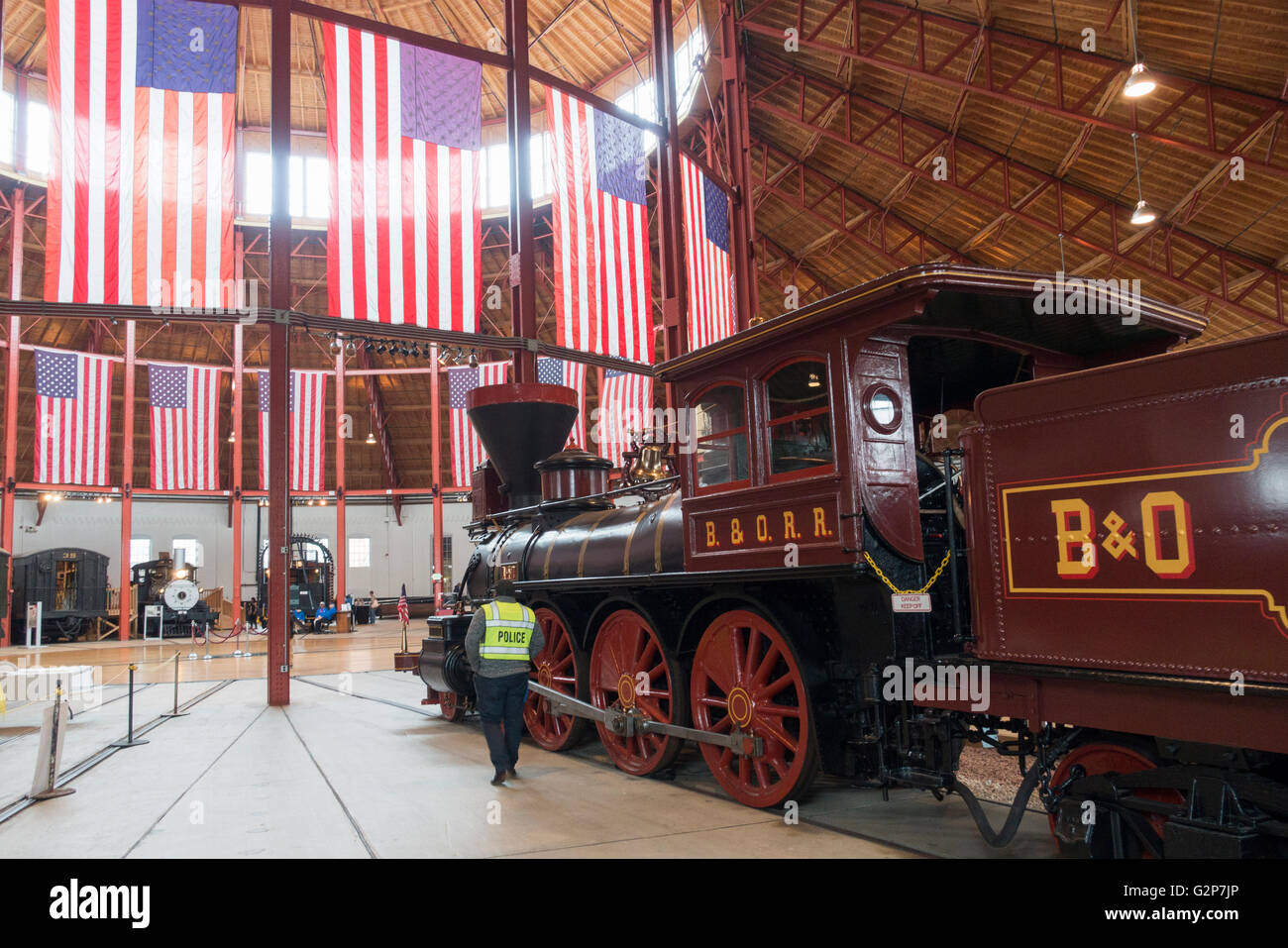 B & O railroad museum in Baltimore Maryland MD Stock Photo - Alamy