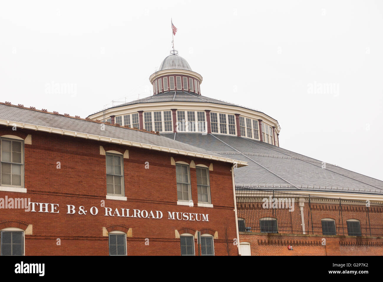 B & O railroad museum in Baltimore Maryland MD Stock Photo - Alamy