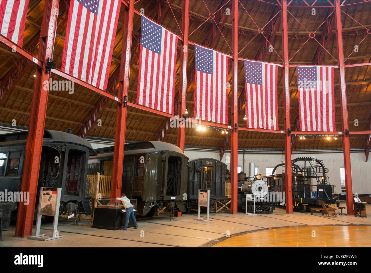 B & O railroad museum in Baltimore Maryland MD Stock Photo - Alamy