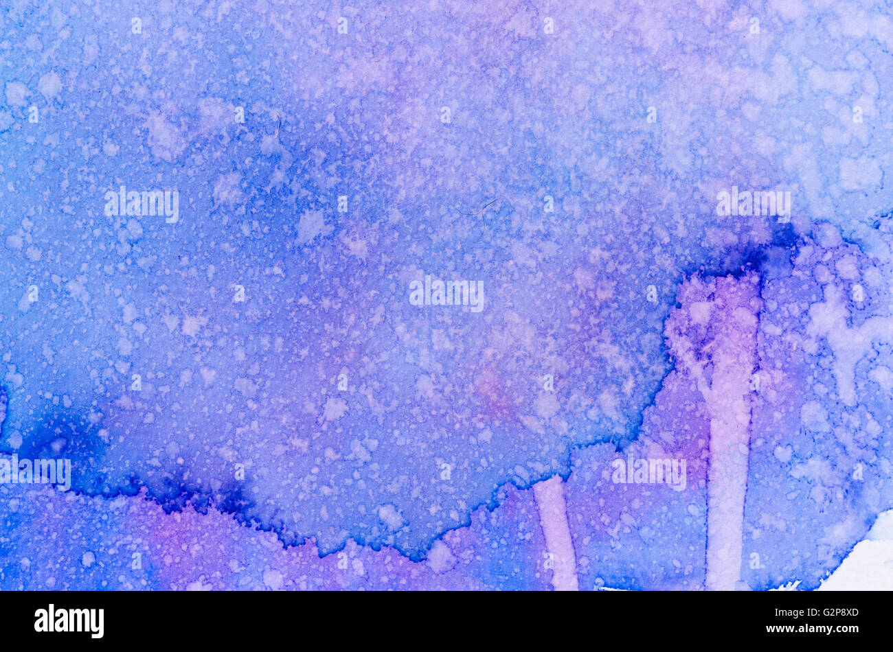 violet watercolor painted paper background texture Stock Photo - Alamy