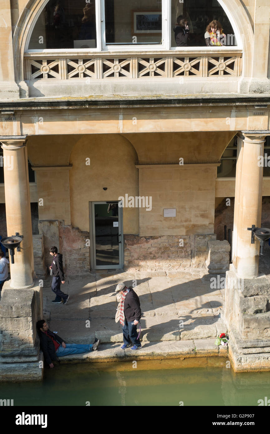 Roman thermal baths at Bath in Somerset,England Stock Photo - Alamy