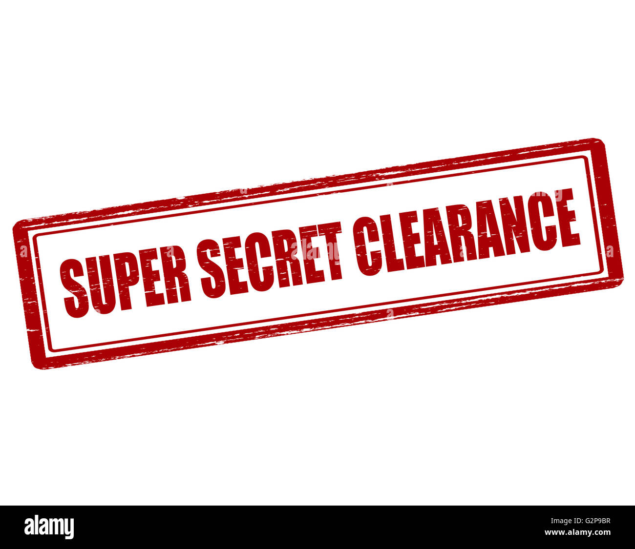 Rubber stamp with text super secret clearance inside, vector ...