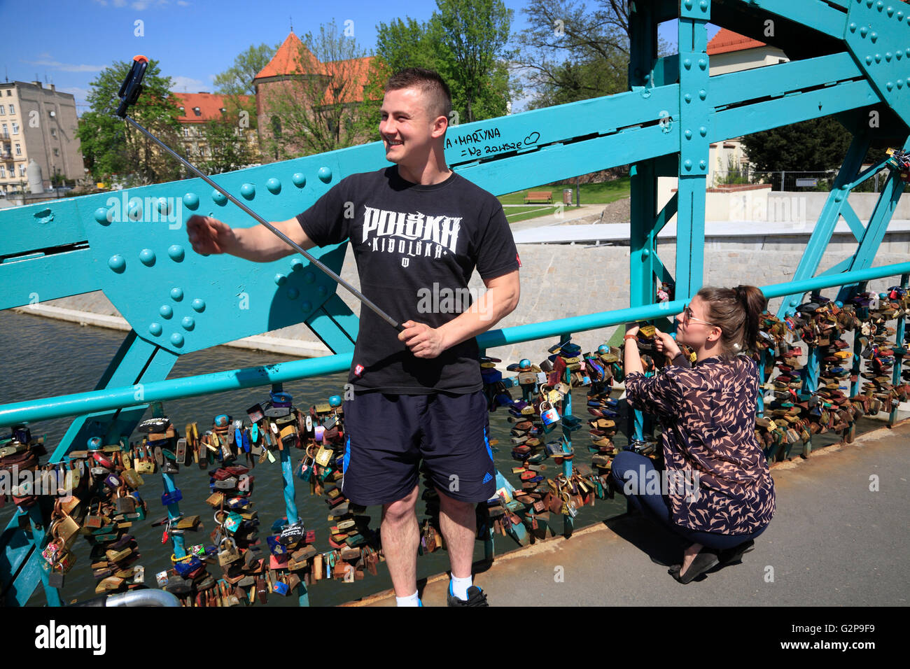 Love locks at Cathedral Bridge Most Tumski, Cathedral island, Wroclaw ...
