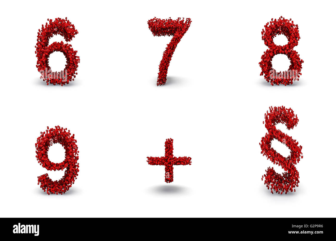 Letter swarm alphabet 3D / Letter formed thousands of smaller ones ...