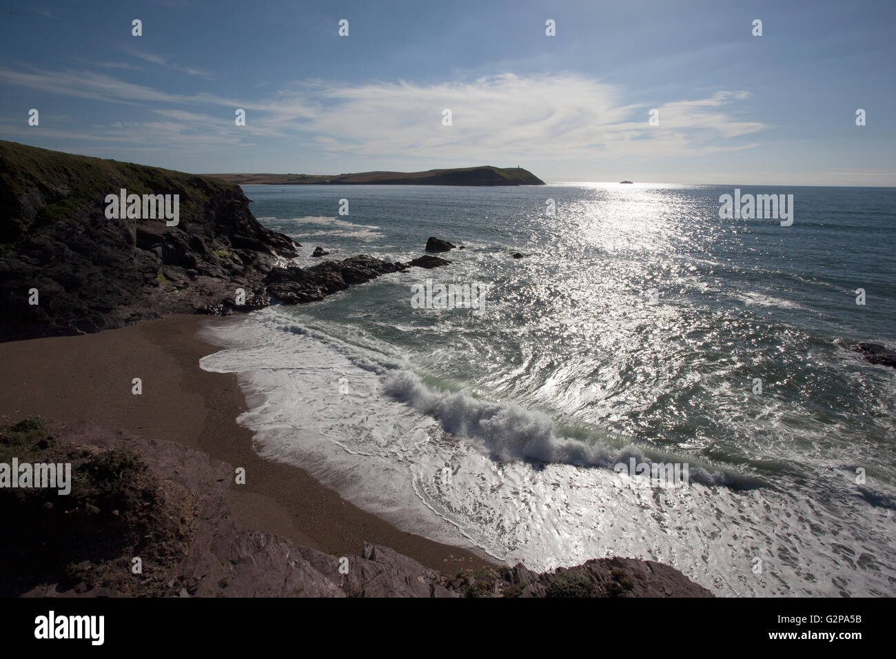 Polzeath bay hi-res stock photography and images - Alamy