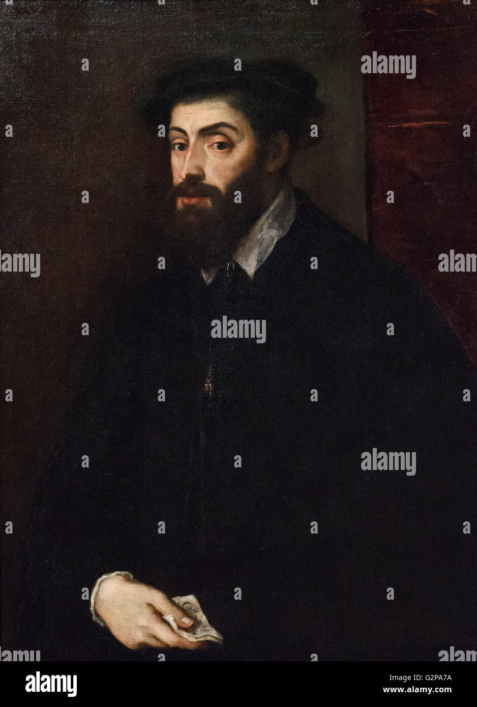 Titian - Tiziano Vecellio (ca. 1488/90-1576), Portrait of Carlo V (1549 ...