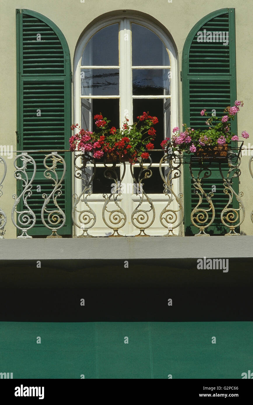 Apartment balcony shutters hi-res stock photography and images - Alamy