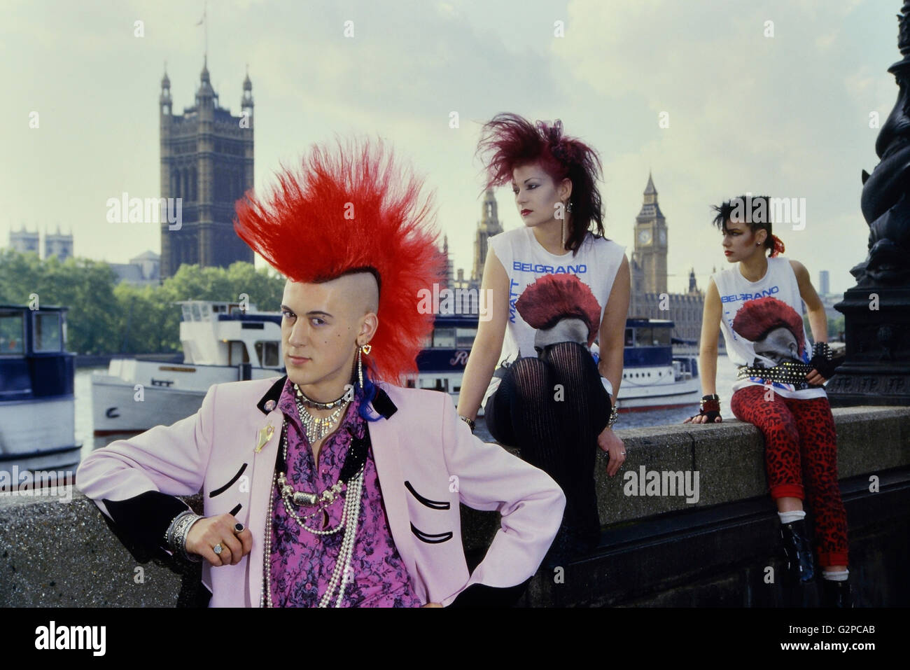 Punks 1980 High Resolution Stock Photography and Images - Alamy