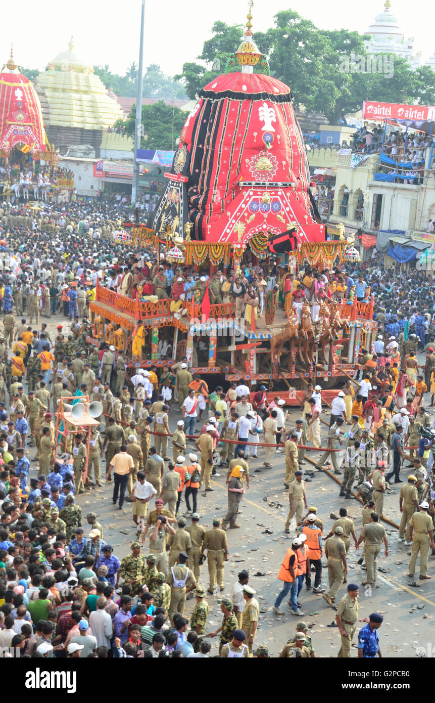 Rathyatra festival, Puri, Orissa Stock Photo - Alamy