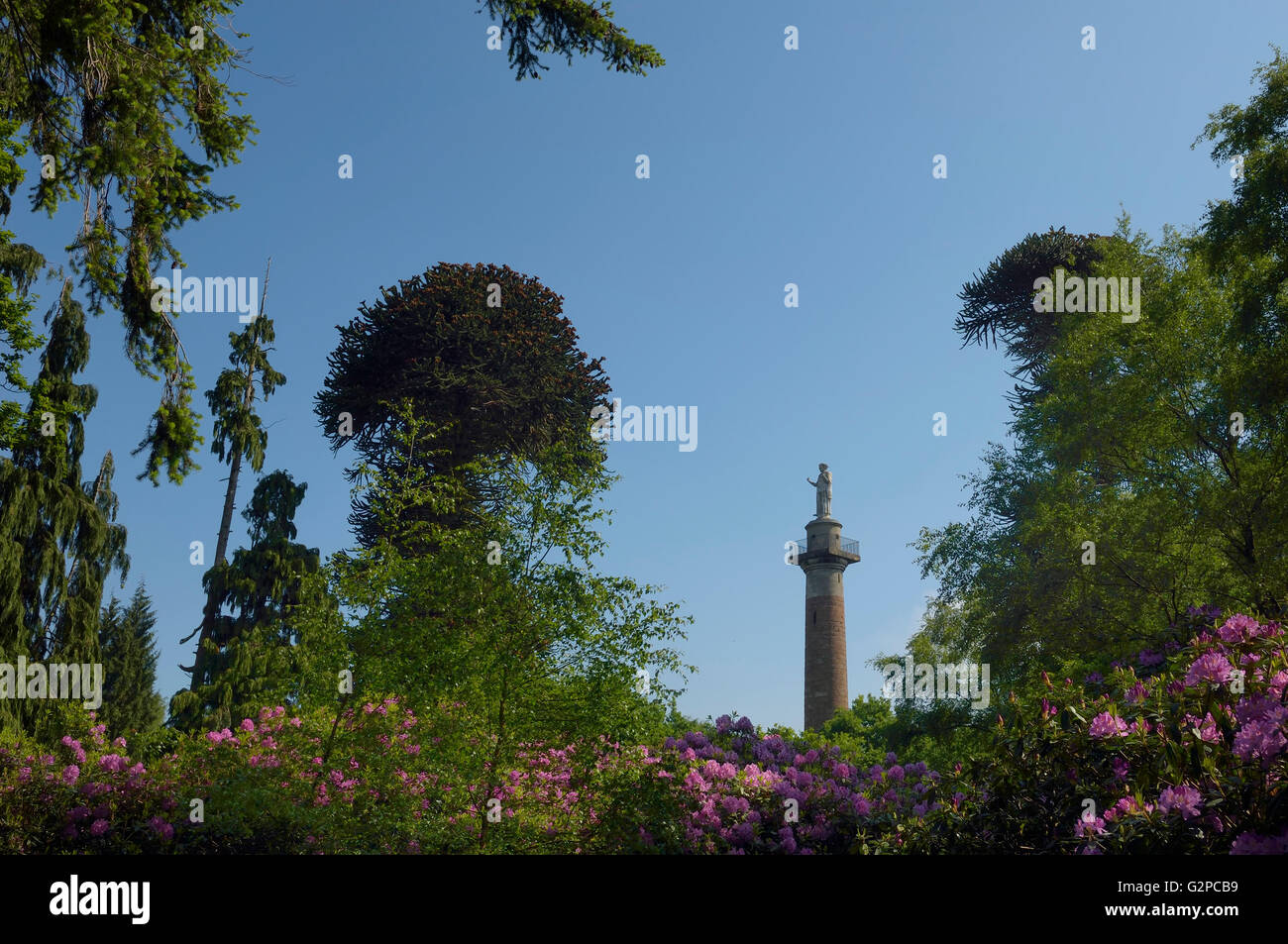The Monument. Hawkstone Park Follies. Shropshire. England. UK. Europe ...