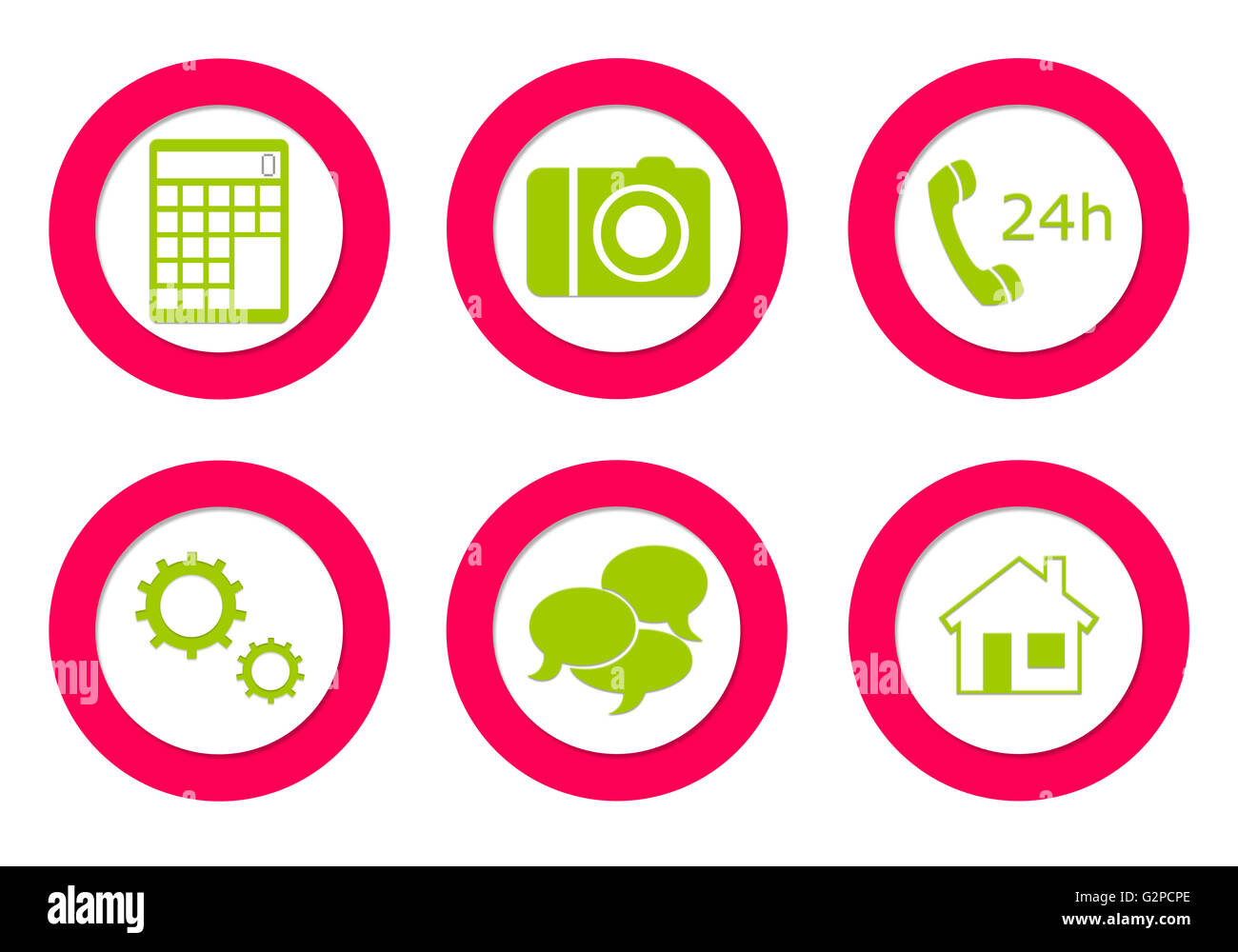 Symbols rounded hi-res stock photography and images - Alamy