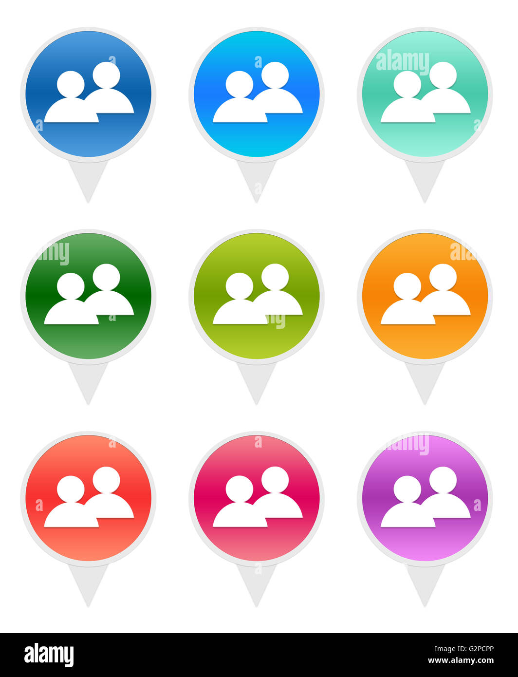 Working map Cut Out Stock Images & Pictures - Alamy