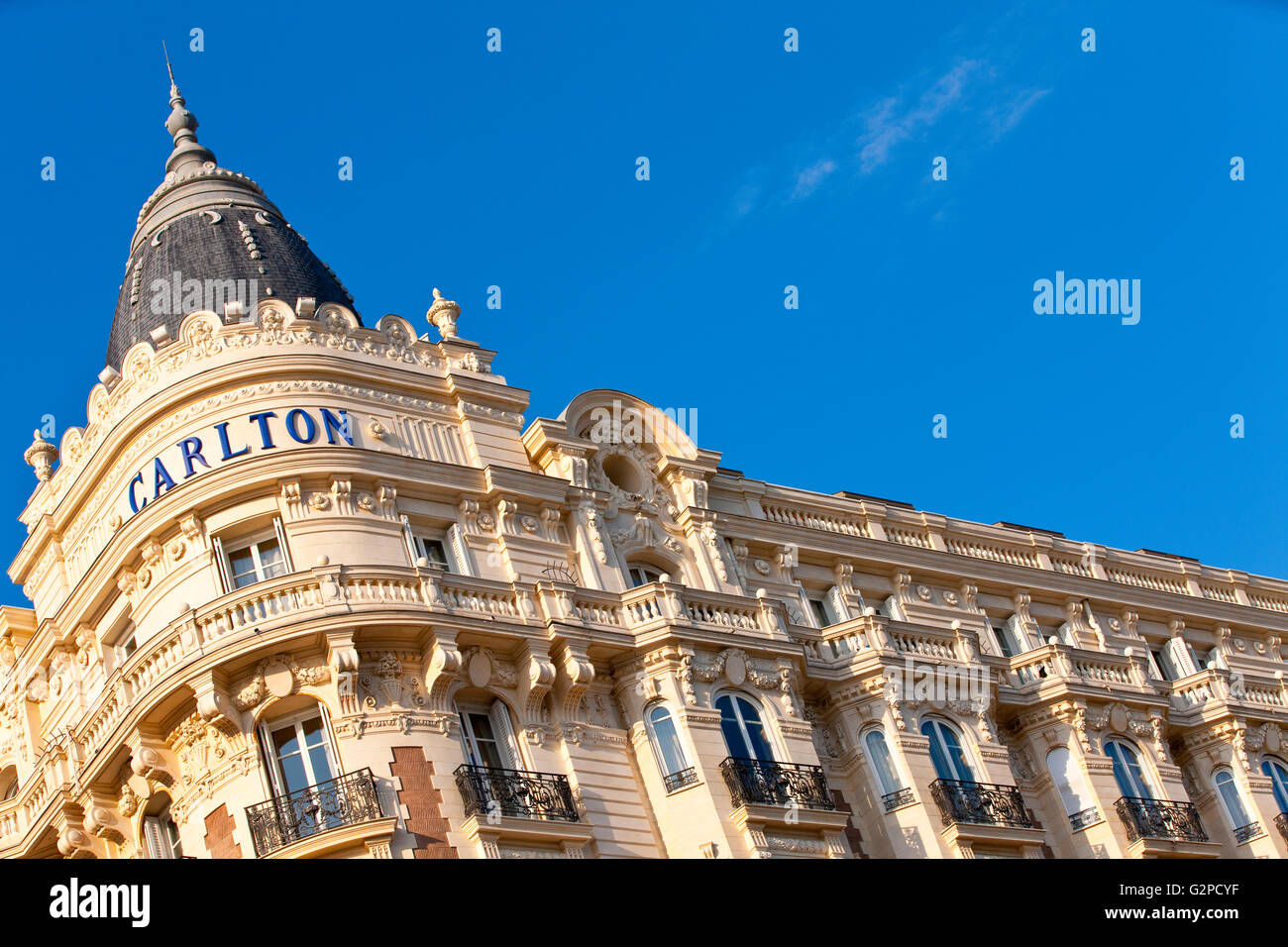 Carlton Palace hotel in Cannes, France Stock Photo - Alamy