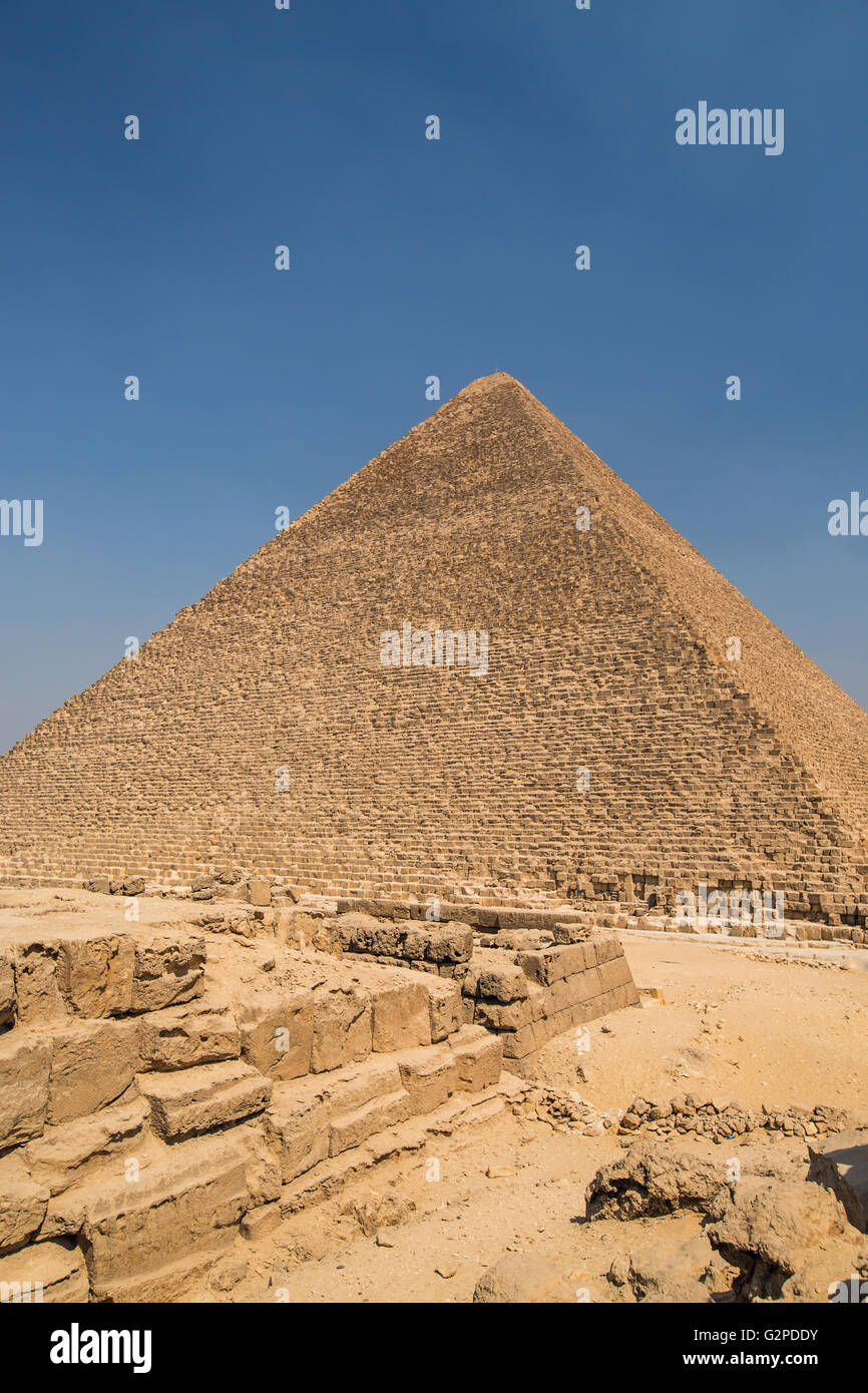 pyramids of the pharaohs in Giza. Cairo, Egypt Stock Photo - Alamy