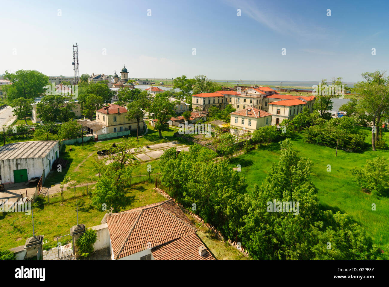 View from the old lighthouse from 1870, Romania, Dobrogea, Dobruja ...