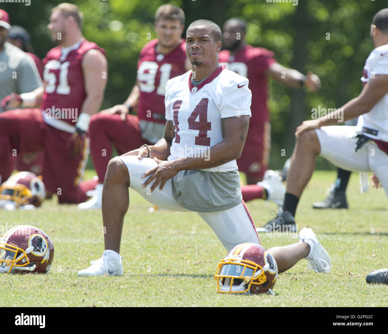 Ashburn, Virginia, USA. 1st June, 2016. Washington Redskins wide ...