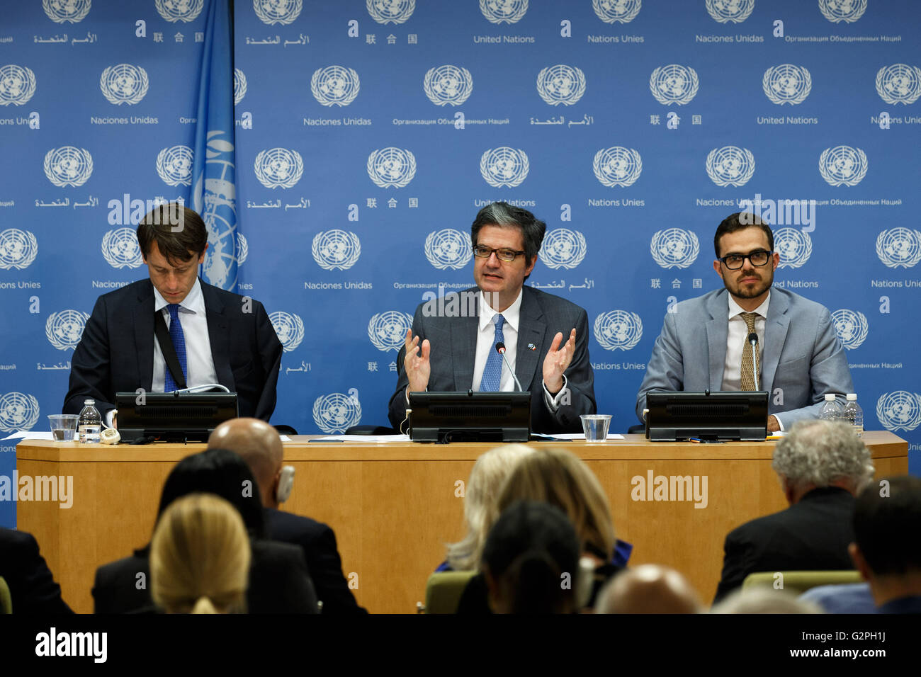 United Nations, UN headquarters in New York. 1st June, 2016. Francois ...
