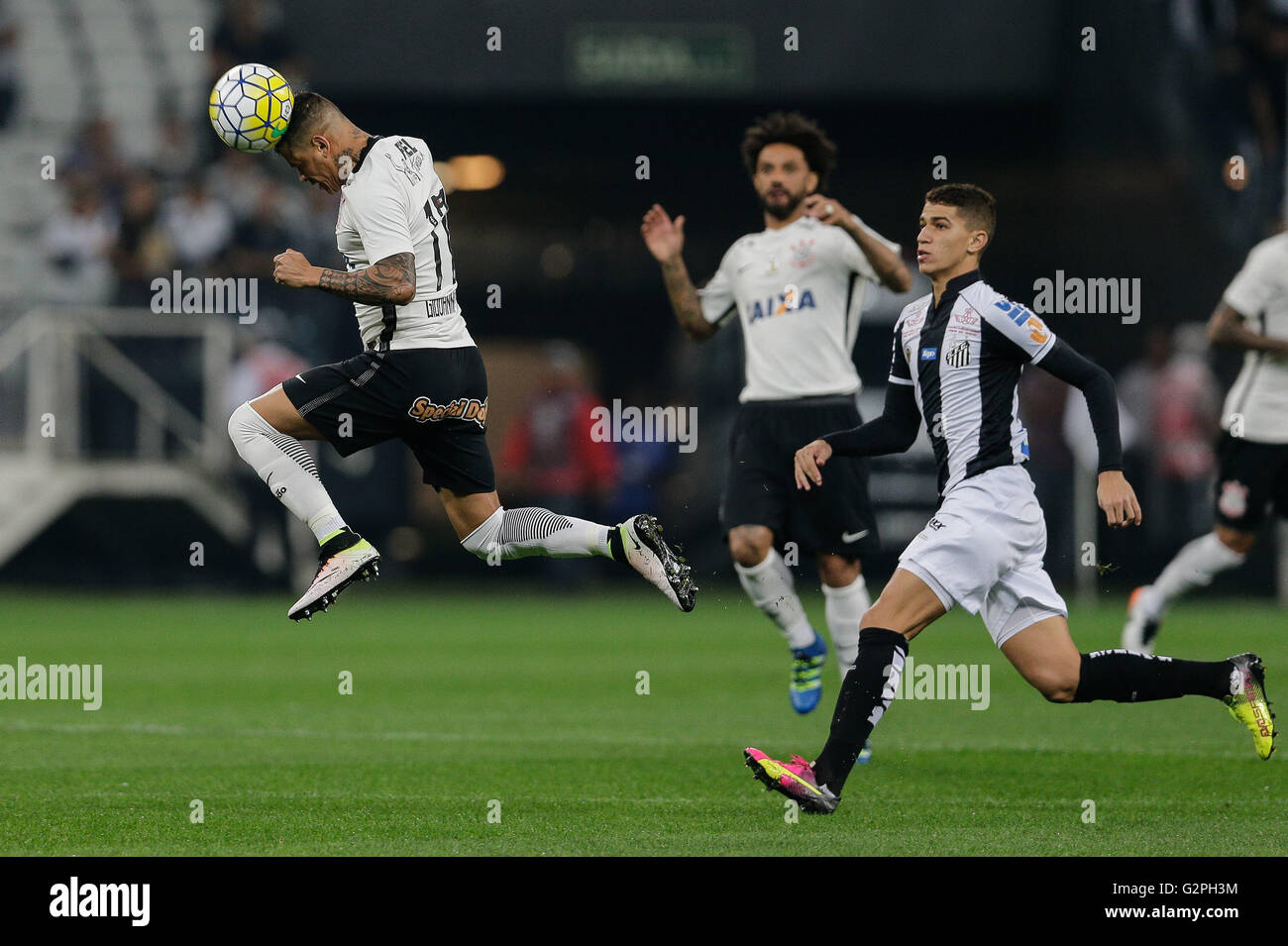 SAO PAULO, Brazil - 01/06/2016: CORINTHIANS X SANTOS - Giovanni Augusto ...