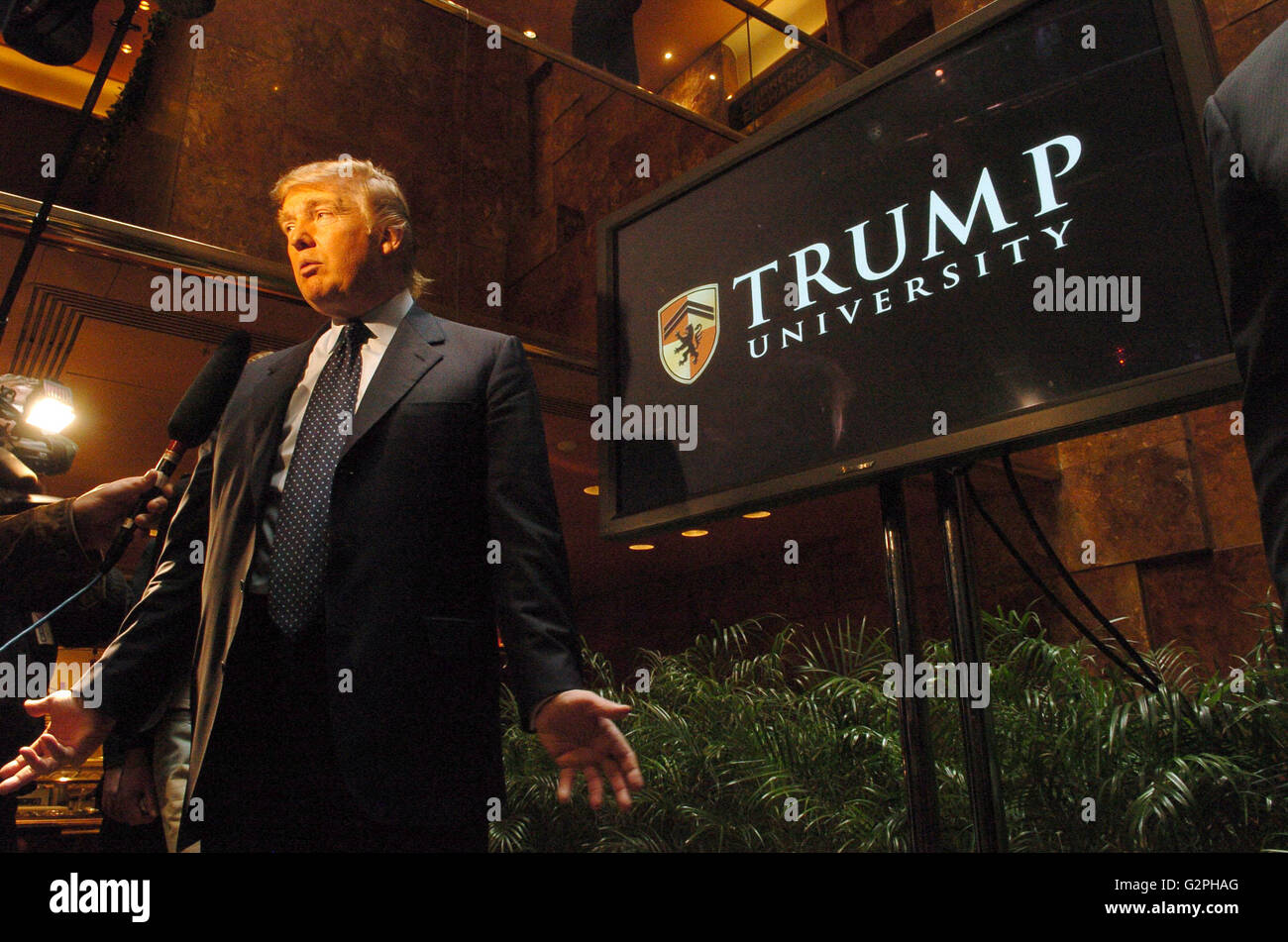 June 1, 2016 - (File Photo) -Several former employees of Trump ...