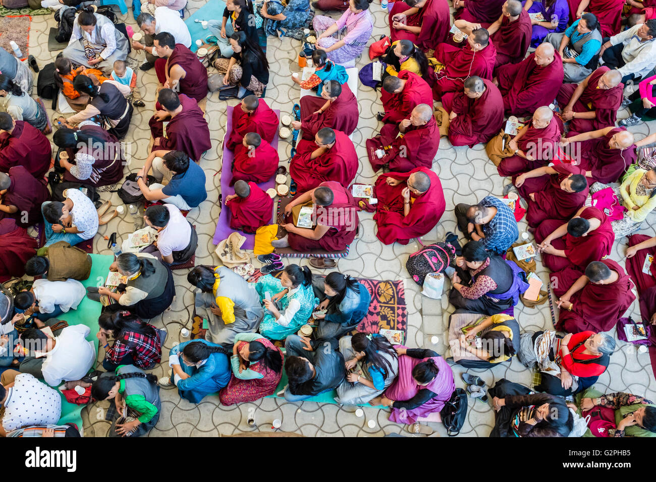 Tsuglagkhang complex dalai lama temple hi-res stock photography and ...