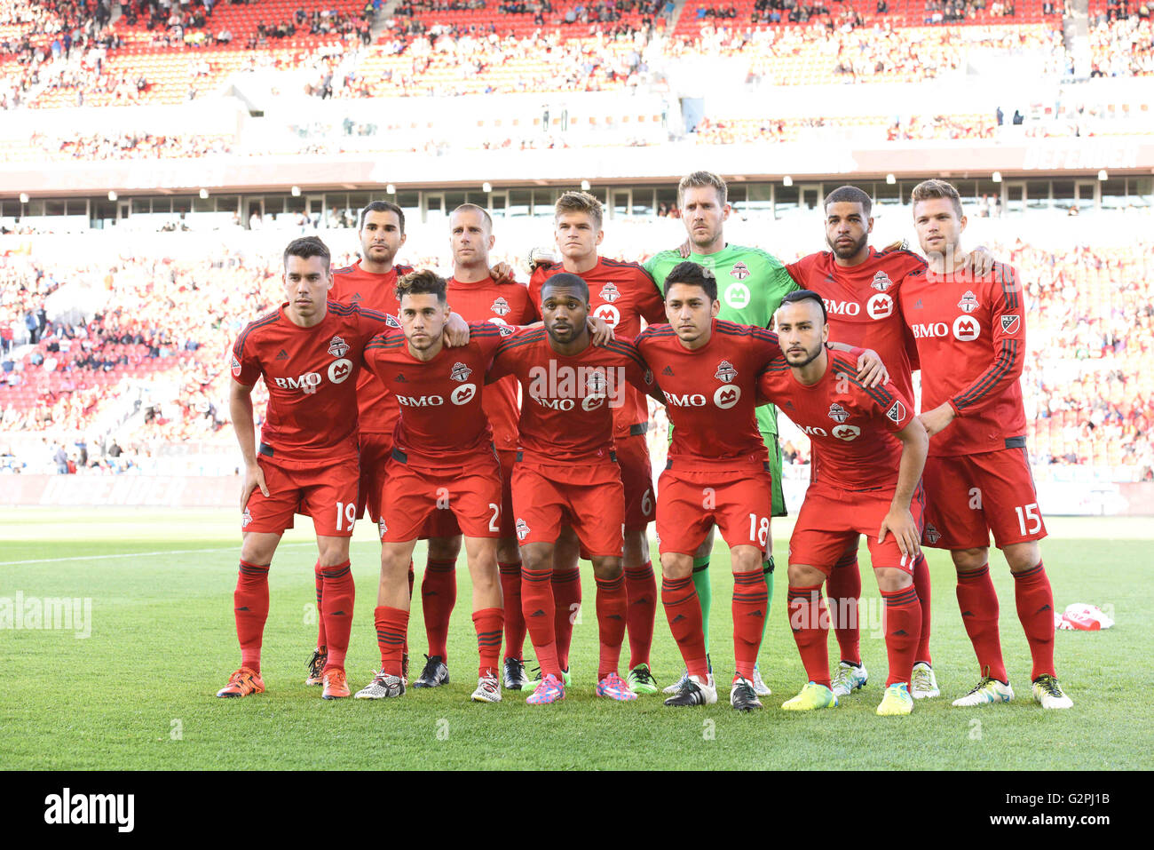 June 1, 2016: Toronto FC poses for a team photo prior to the Amway ...