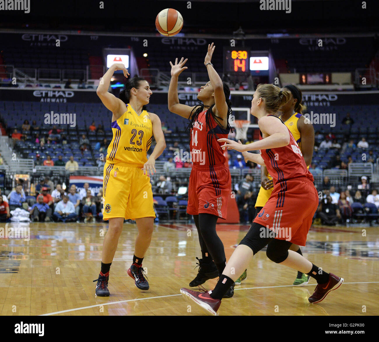 Washington, DC, USA. 29th Dec, 2007. 20160520 - Los Angeles Sparks ...