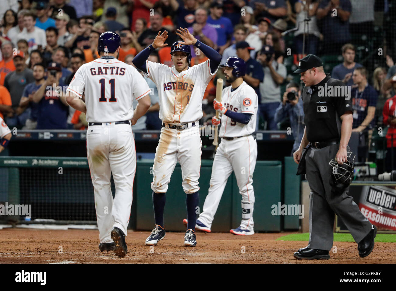 Houston, TX, USA. 1st June, 2016. Houston Astros shortstop Carlos ...