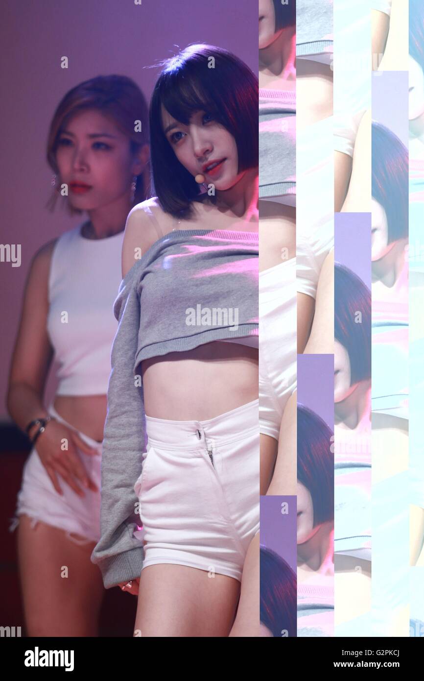 EXID attends the showcase of their new album Street in Seoul, Korea on 01th June, 2016.(China ...