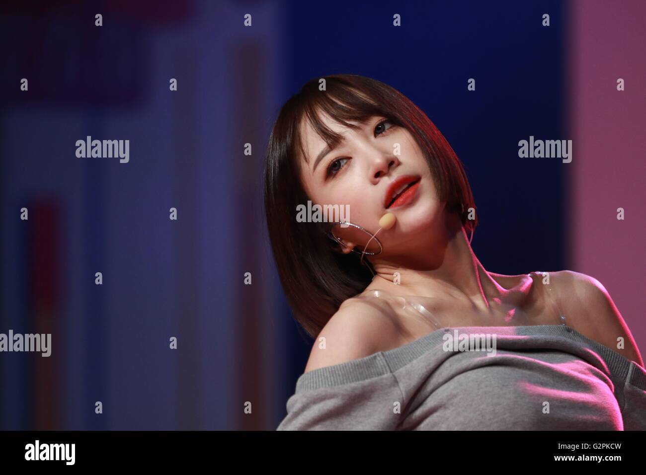 EXID attends the showcase of their new album Street in Seoul, Korea on ...