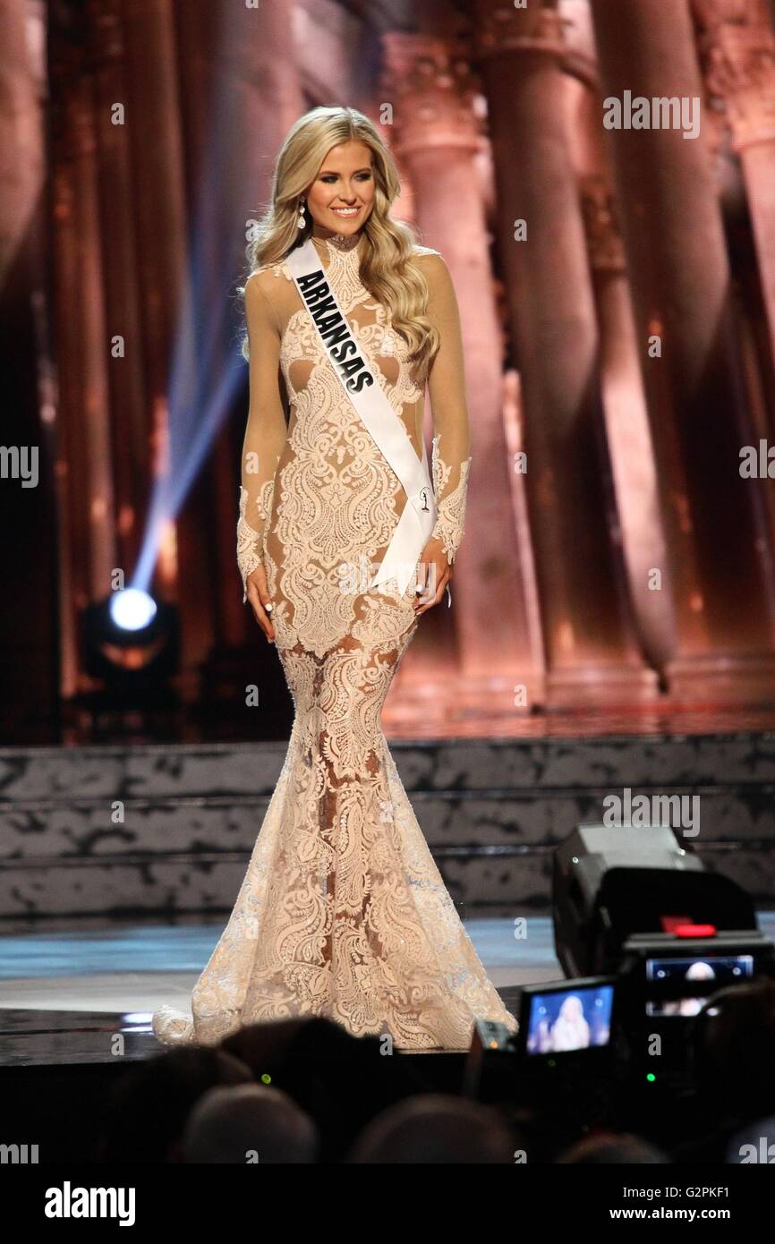 Las Vegas, NV, USA. 1st June, 2016. Miss Arkansas USA, Abby Floyd in ...