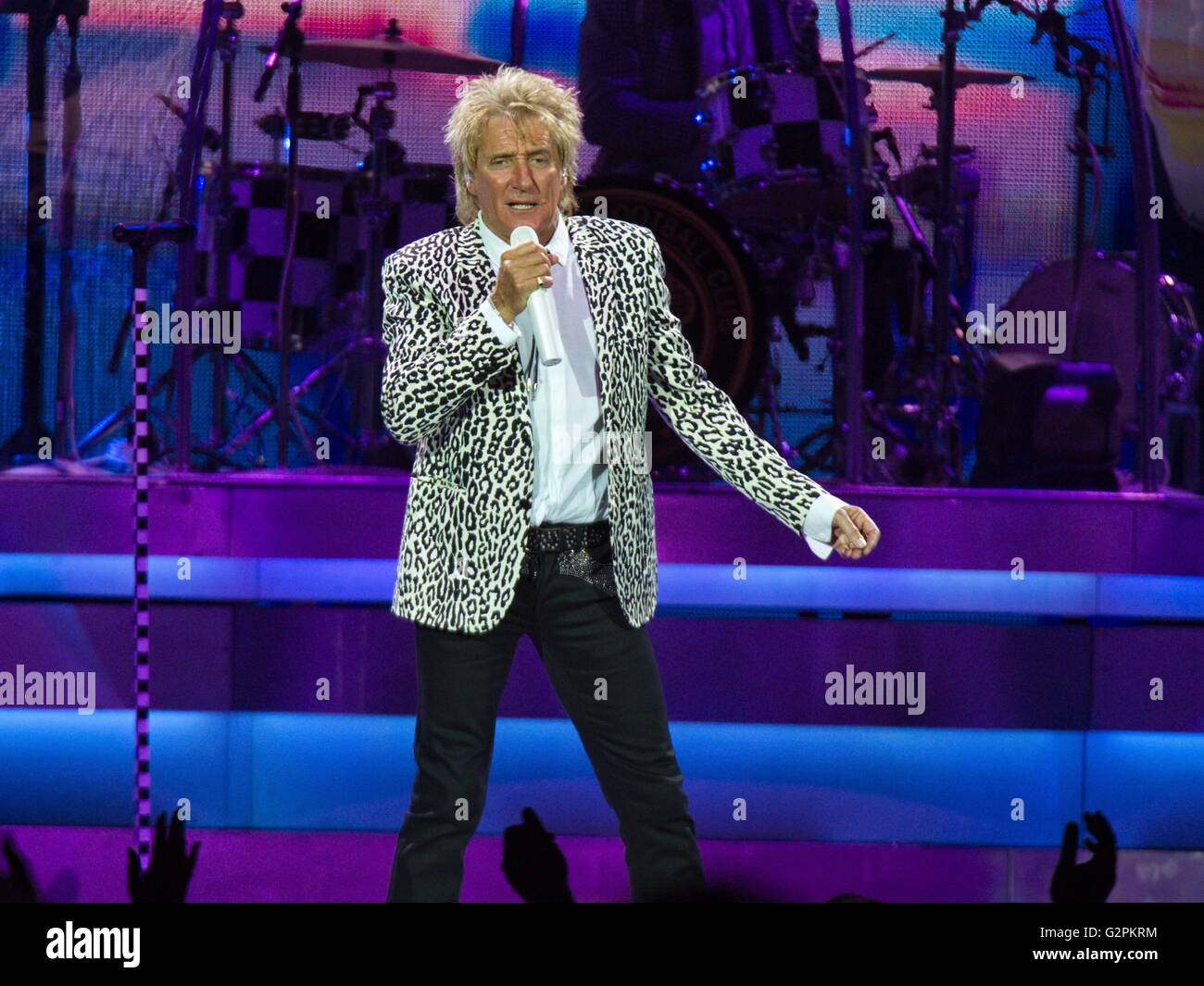 "Rod Stewart", concert at the Mercedes-Benz-Arena, Berlin, 31.05.2016 ...