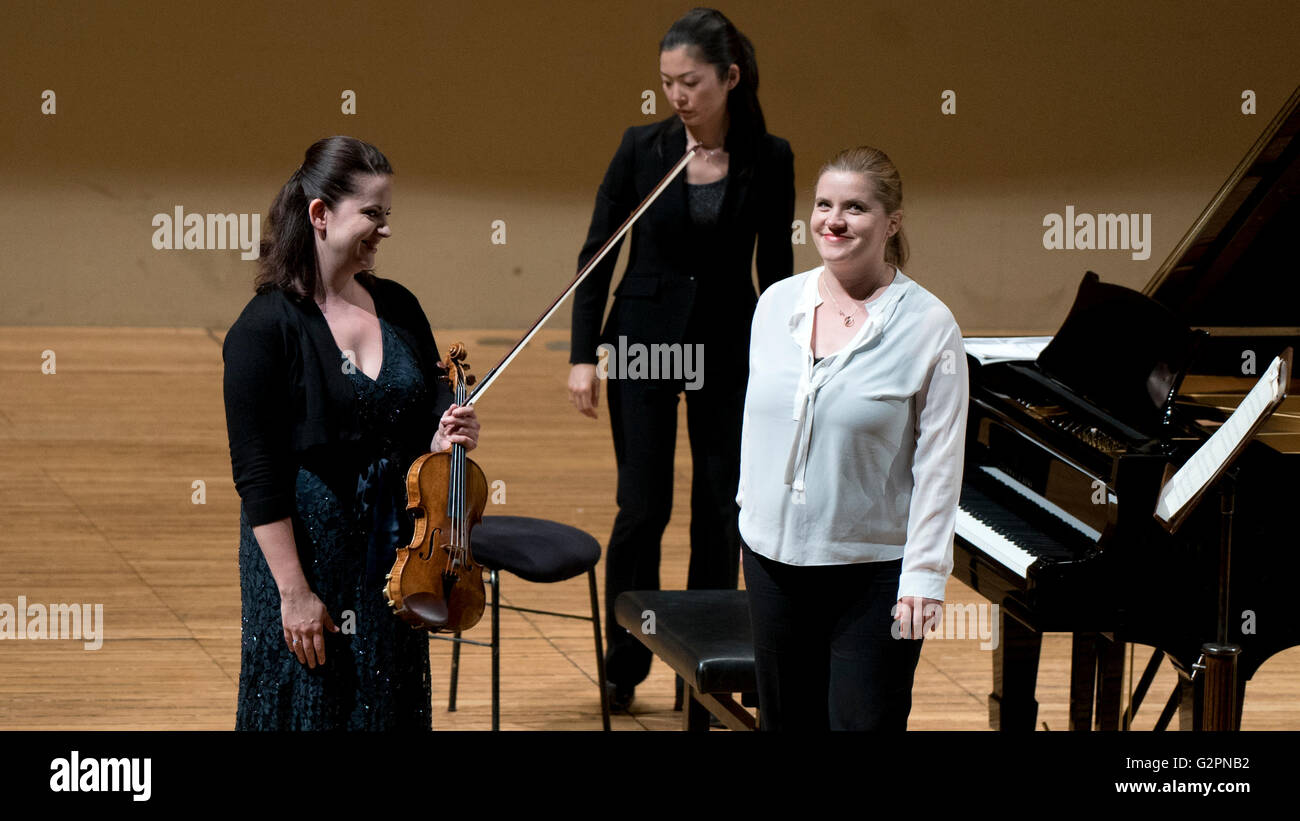Prague, Czech Republic. 01st June, 2016. The Latvian sister duo of ...