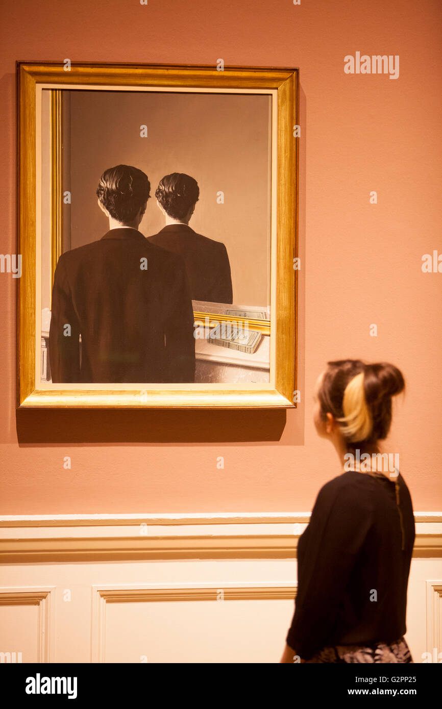 Magritte la reproduction interdite hi-res stock photography and images ...